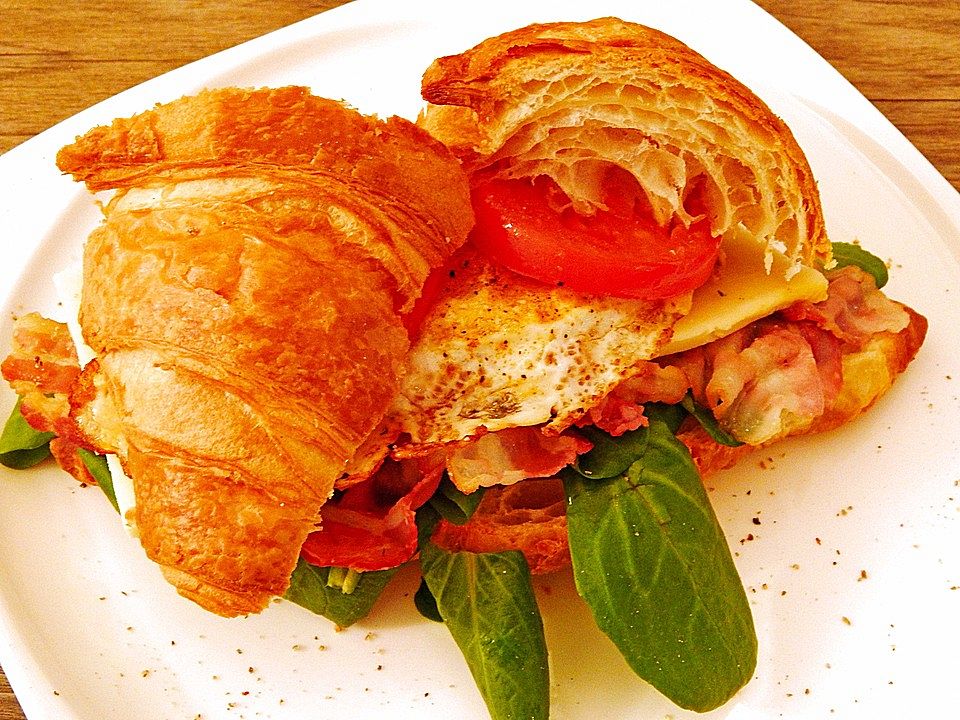Bacon & Egg Croissant von Plumpsi | Chefkoch