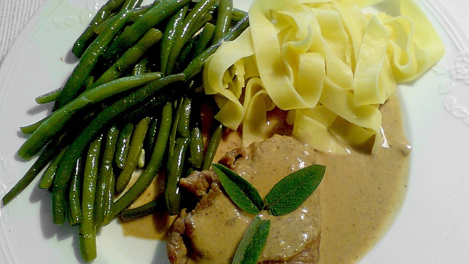 Kalbsschnitzel mit Salbei und Zitrone von no_reservations