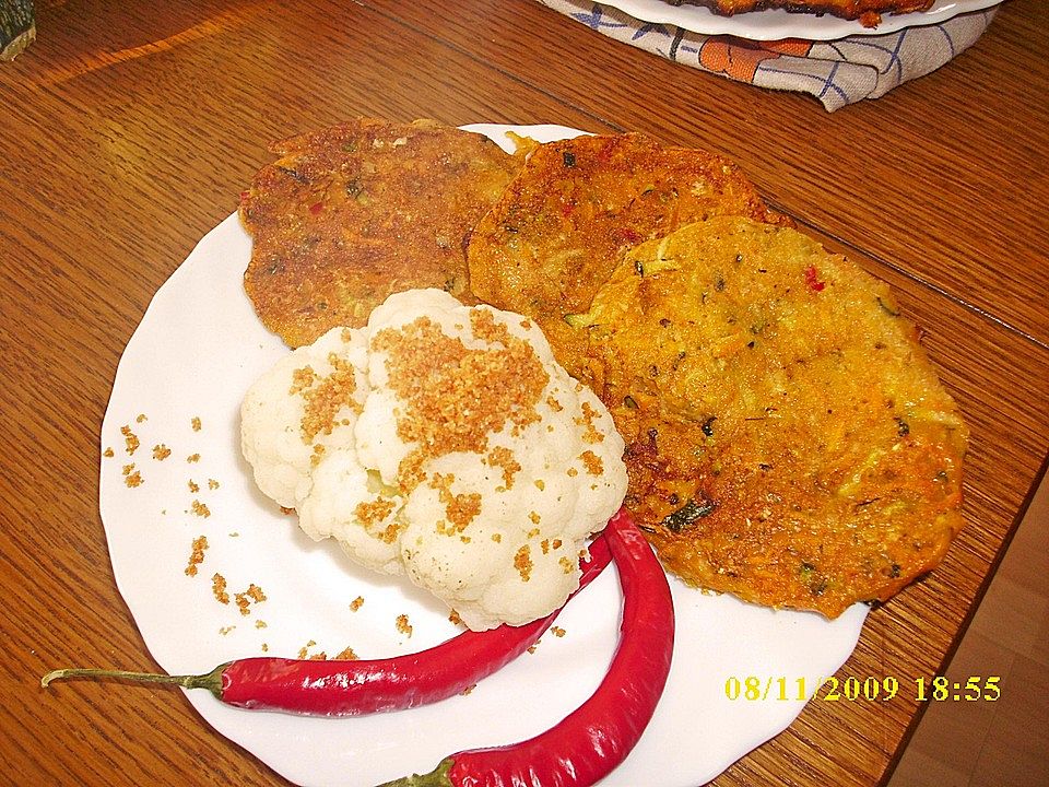 Zucchini - Karotten - Plätzchen, pikant von chilli-junki| Chefkoch