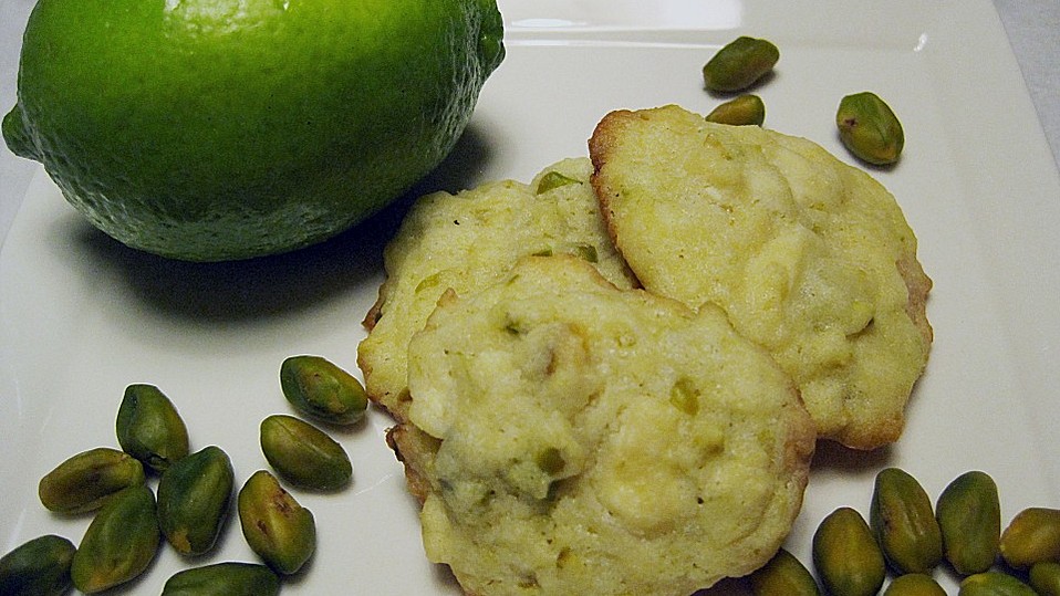 Pistazien - Limetten Cookies von lilli1963
