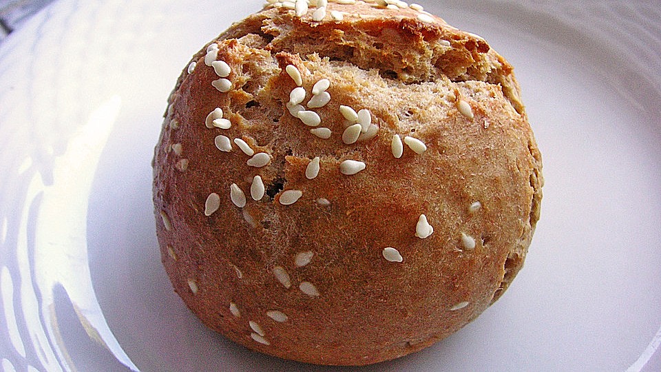 Schnelle Quarkbrötchen mit Sesam| Chefkoch