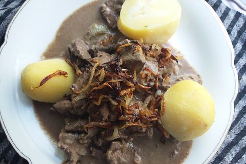 Saure Leber geschmort von Lubbi