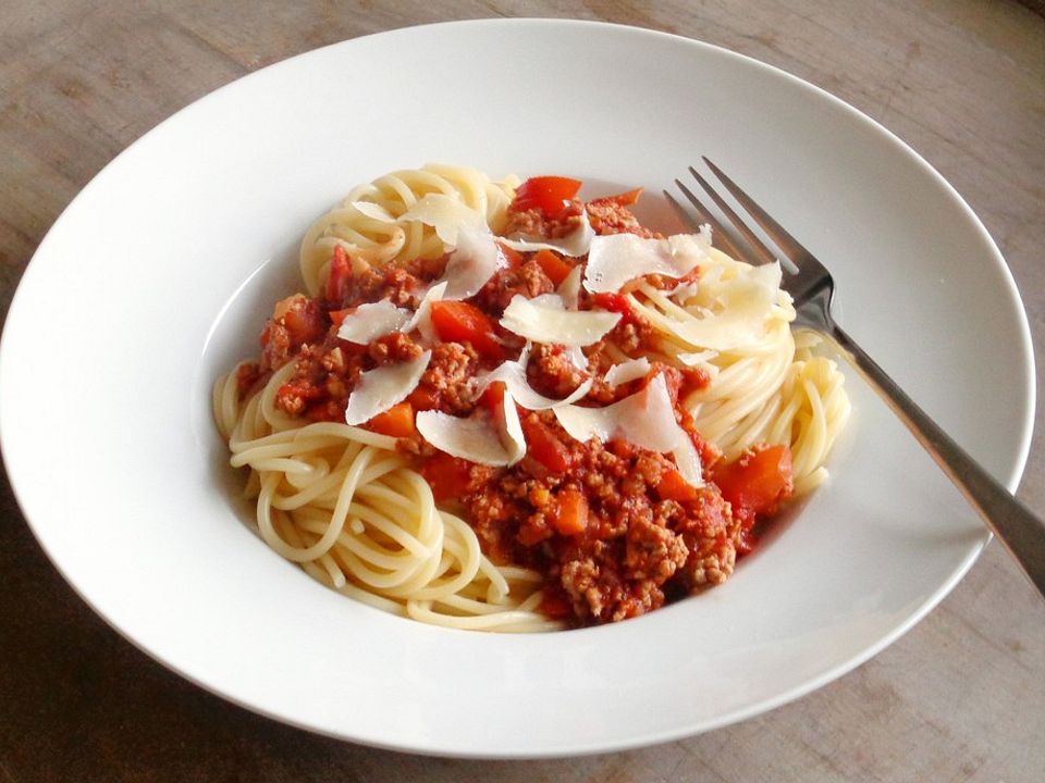 Papas Spaghetti Bolognese von Exuna | Chefkoch