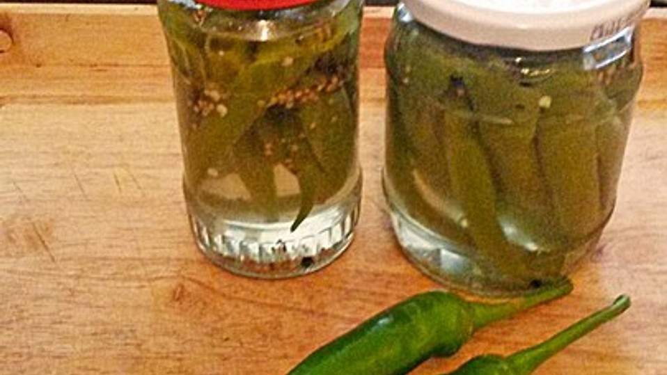 Süßsauer eingelegte Pfefferoni oder Peperoni von blunzen