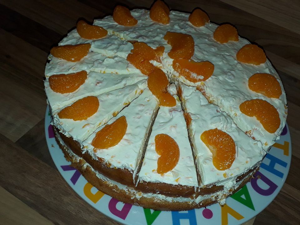 Mandarinen-Schmand-Torte von kathawillwas| Chefkoch