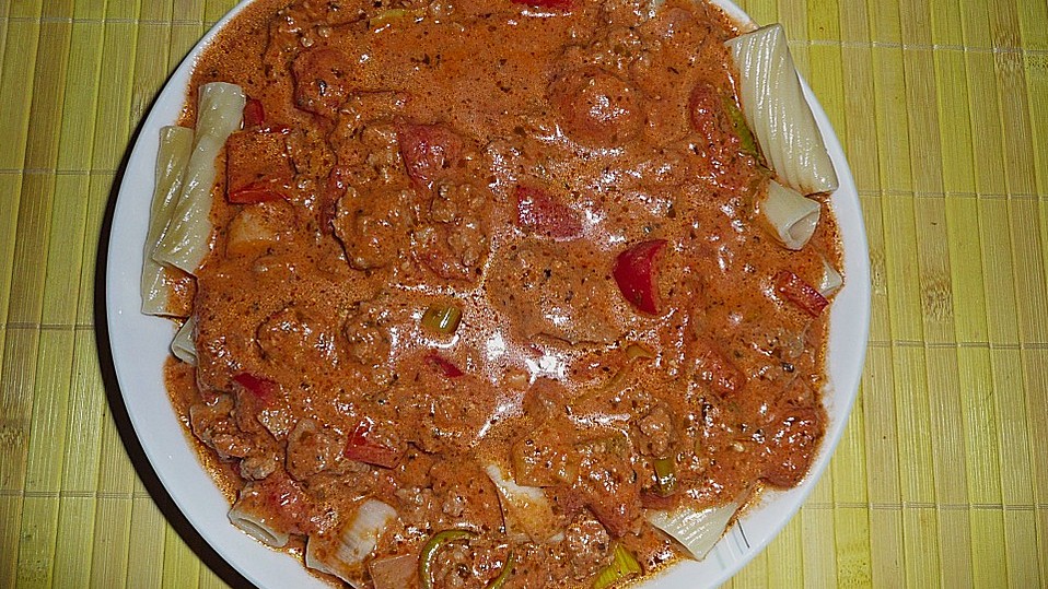Spätzle - Hack - Pfanne mit Tomaten von Blondienchen88