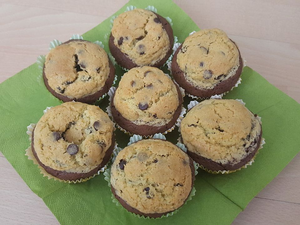 Cookie Dough Chocolate Chip Muffins von kaddistar| Chefkoch
