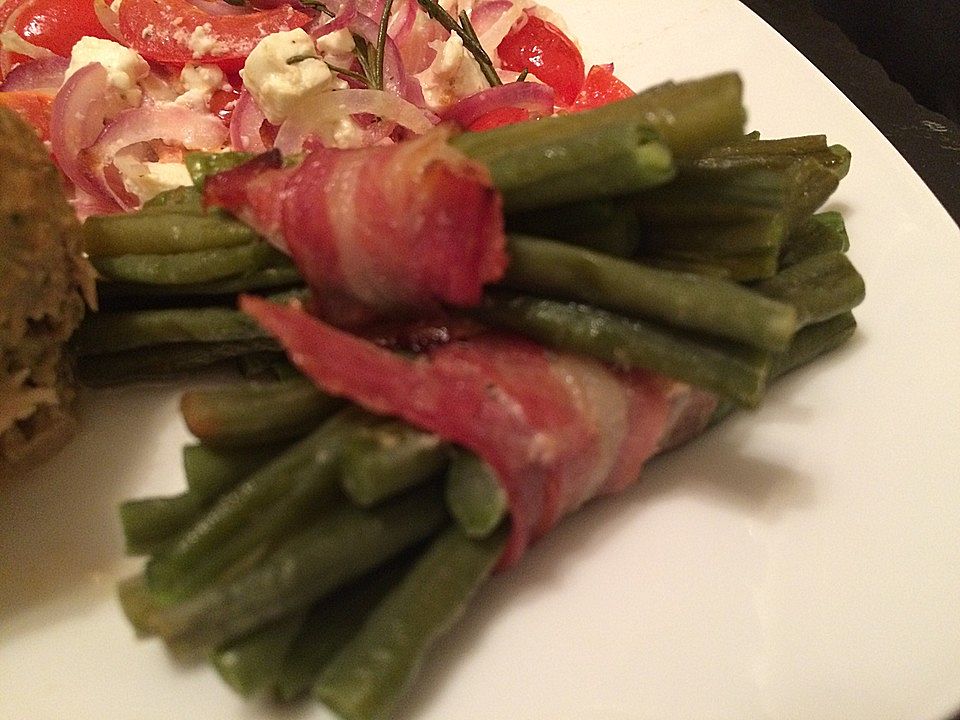 Prinzessbohnen im Speckmantel von Tomilein | Chefkoch