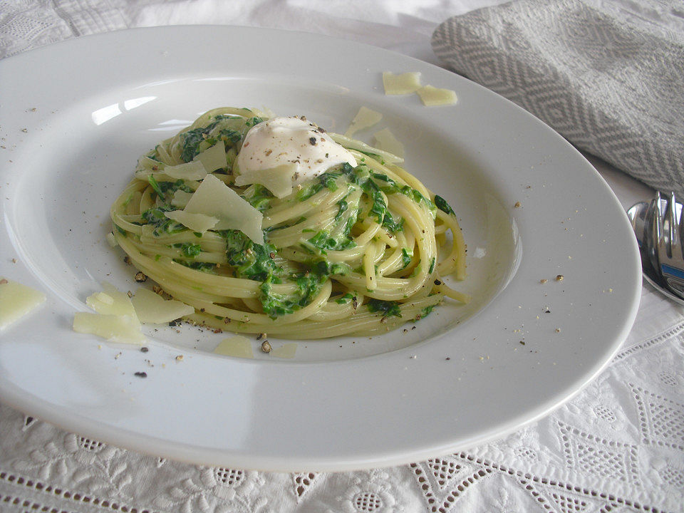 Spinatspaghetti von leckerfee| Chefkoch
