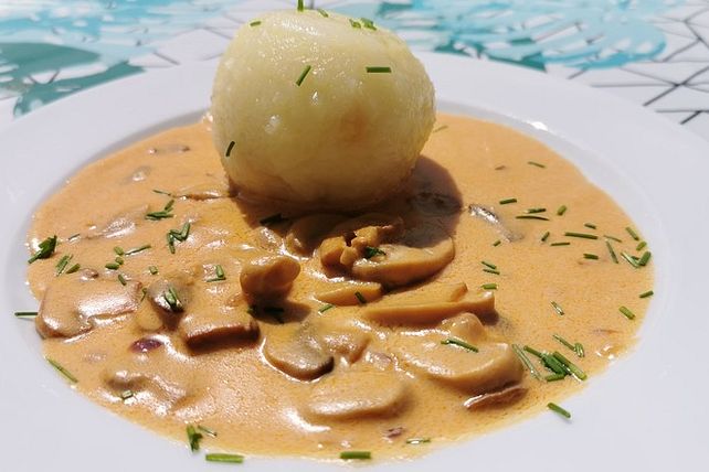 Champignon - Rahm - Sauce von Sandy2509| Chefkoch