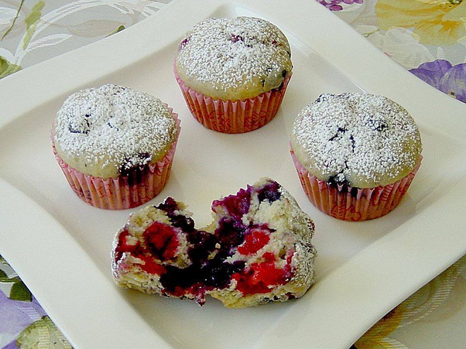 Himbeer - Blueberry - Muffins von Pumpkin-Pie| Chefkoch