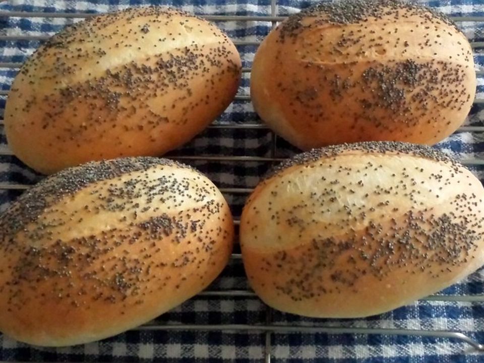Berliner Schrippen und Mohnbrötchen von Crynman| Chefkoch