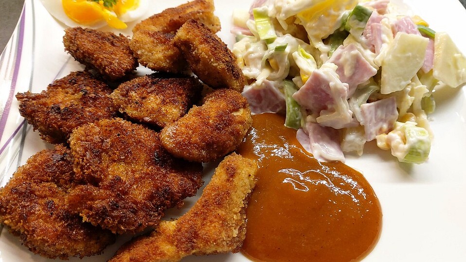 Chicken Nuggets oder Hähnchen Crossies von kaliorexi