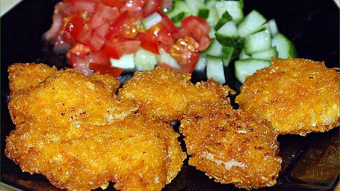 Chicken Nuggets oder Hähnchen Crossies von kaliorexi