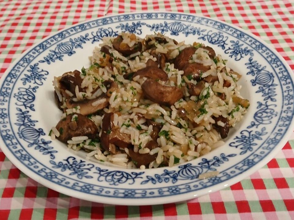Gebratener Reis mit gemischten Pilzen von mareikaeferchen| Chefkoch