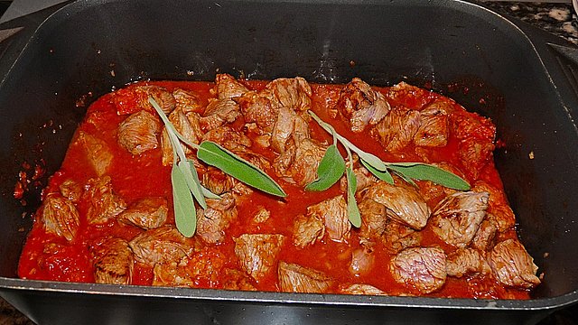 Kalbsvoressen mit Salbei und Rosmarin von B-B-Q