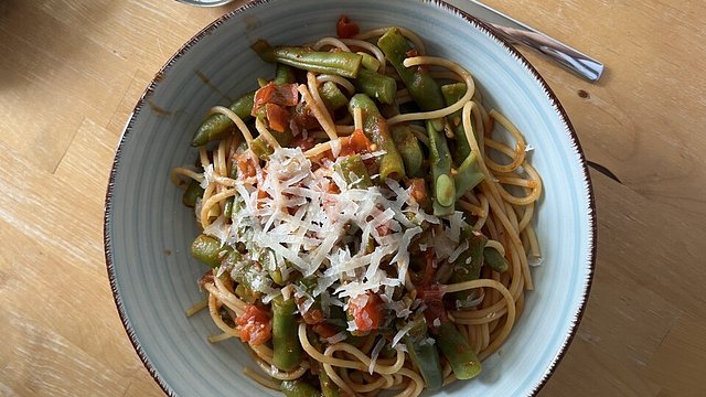 Spaghetti mit grünen Bohnen von milz-alfred