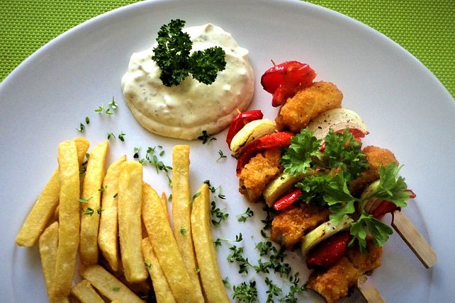 Fischstäbchenspieße zum Grillen und Braten von s_minchen | Chefkoch