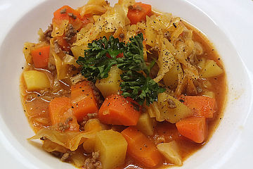 Weißkohl mit Hackfleisch von forpleasure| Chefkoch