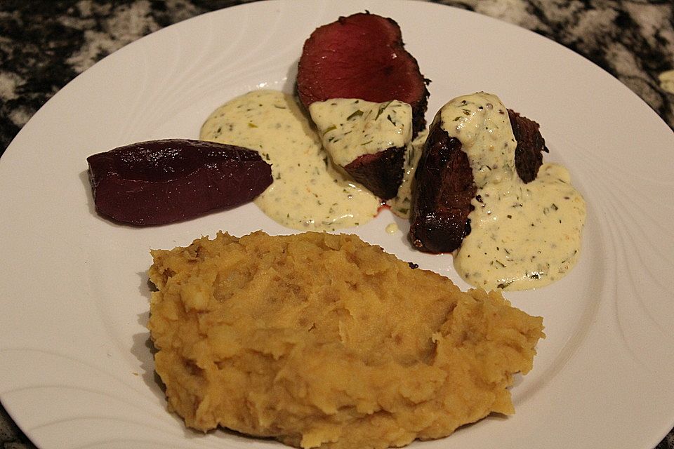 Kartoffel Maronen Puree