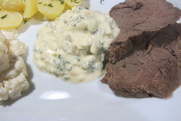 Gekochtes Rindfleisch mit Remouladensauce von Angela05| Chefkoch