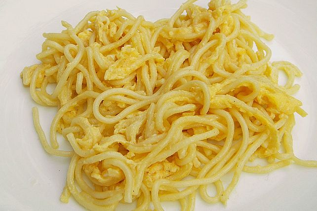Spaghetti mit Ei von jüsial| Chefkoch