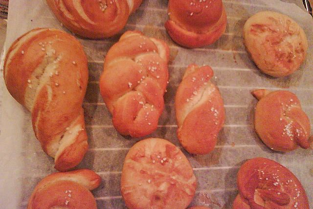 Mini Laugenwecken von Vioo