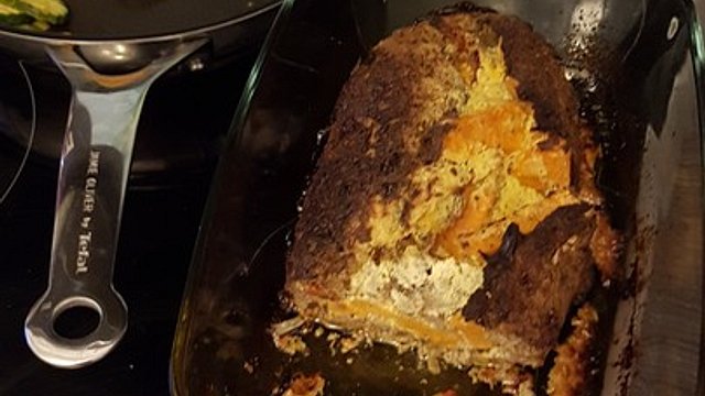 Hackbraten mit Süßkartoffeln gefüllt von Alliie