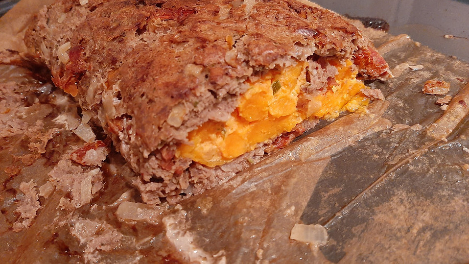 Hackbraten mit Süßkartoffeln gefüllt von Alliie
