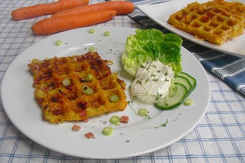 Bunte Kartoffelwaffeln| Chefkoch