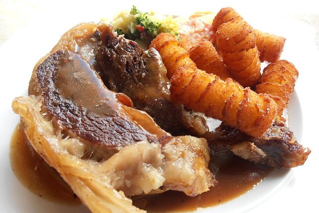 Hohe Rippe mit Paprikagemüse von koriandertopf| Chefkoch