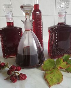 Aufgesetzter Mit Brombeeren
