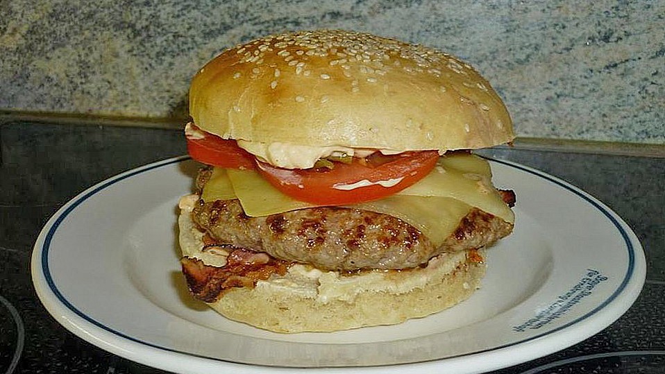 Western Style Burger von i_like_it_fresh