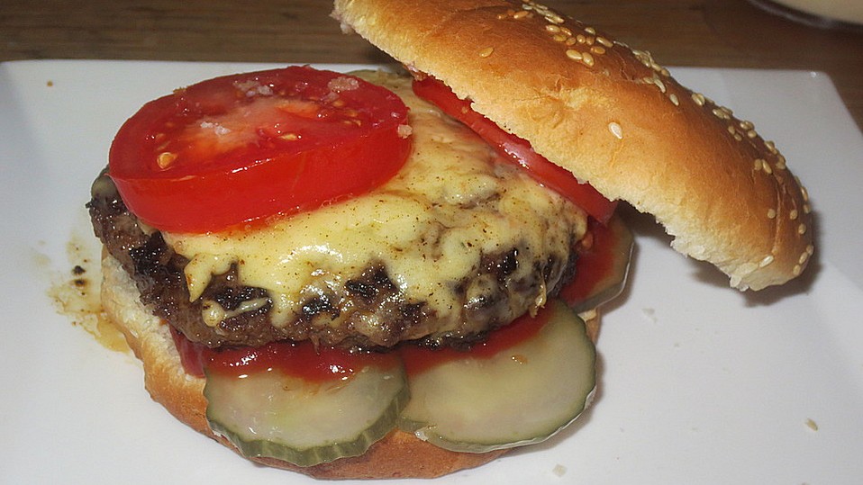 Western Style Burger von i_like_it_fresh