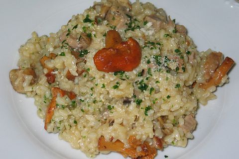 Steinpilz-Pfifferling-Risotto mit Entenfleisch von Kakadu91