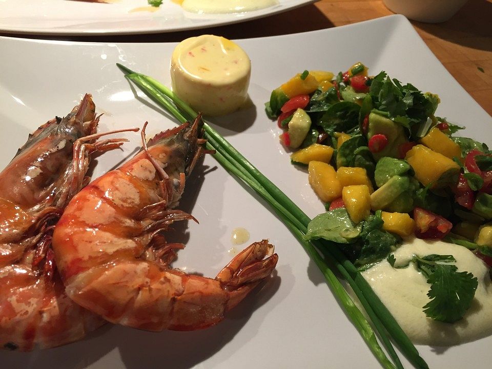 Amuse bouche Mango - Chili - Panna cotta von veronika211| Chefkoch