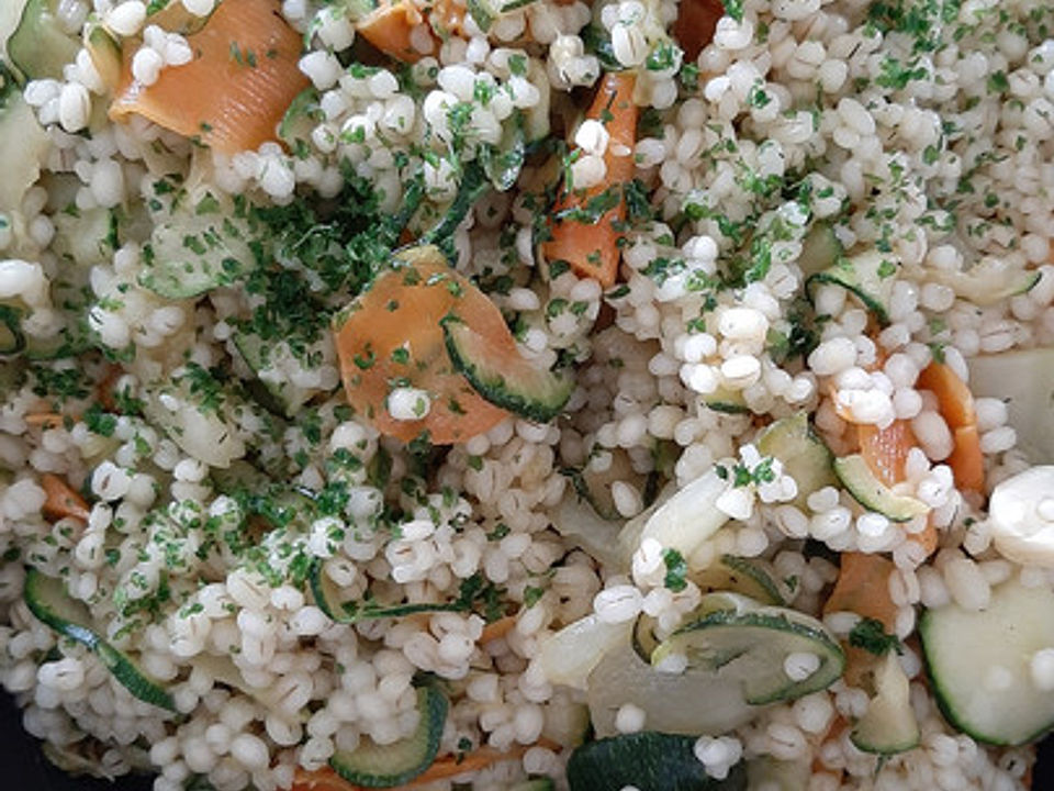 Gemüsepfanne mit Rollgerste von gustochef | Chefkoch