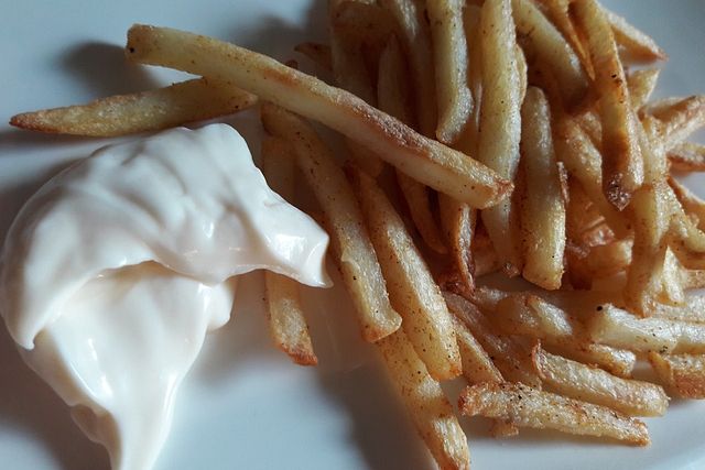 Pommes frites mit Mayonnaise von Mathias56