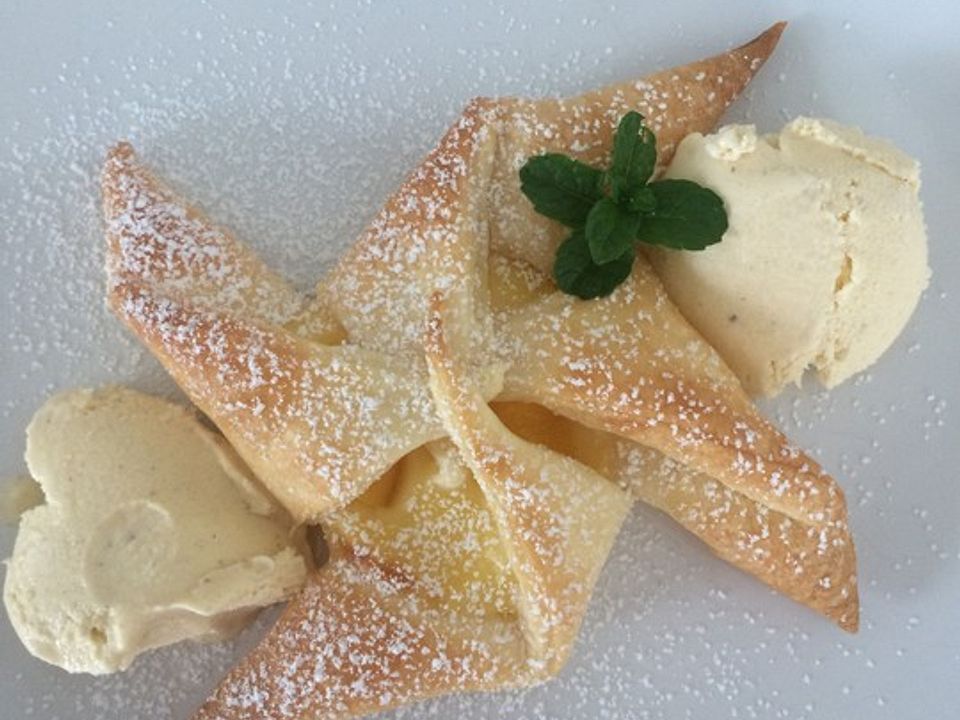 Schnelle Blätterteig - Vanillepuddingteilchen von irgendwas_0815 | Chefkoch
