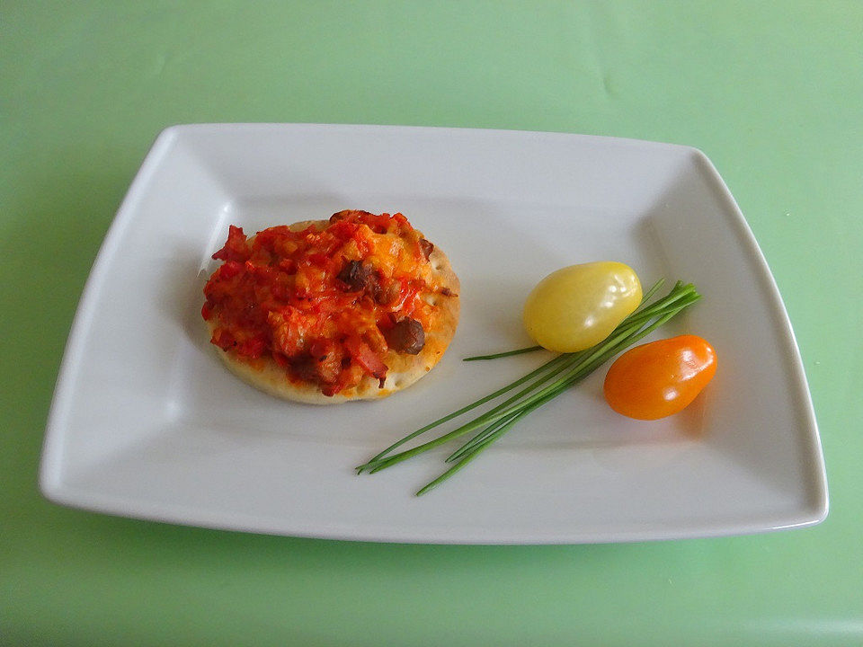 Mini - Pizzen oder überbackene Toasties von Nicki0206| Chefkoch