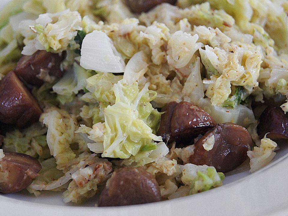 Wirsing mit Maronen von vanzi7mon | Chefkoch