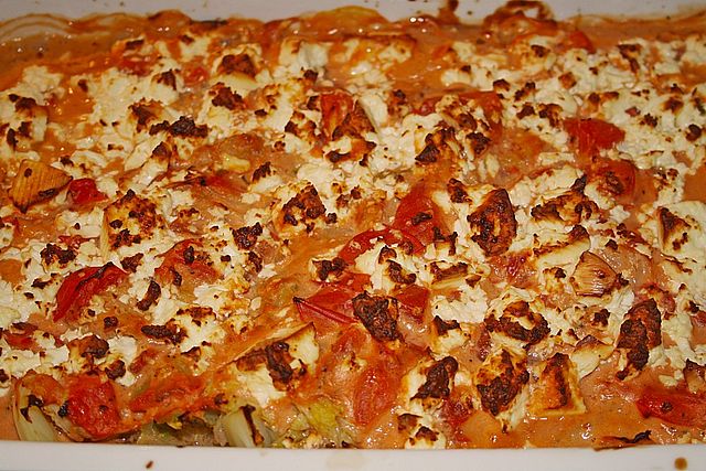 Wirsingauflauf mit Hackbällchen, Tomaten und Feta von daNanny