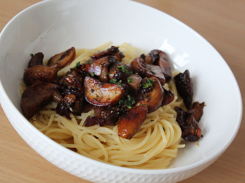 Spaghetti con Funghi von Schokomaus01| Chefkoch