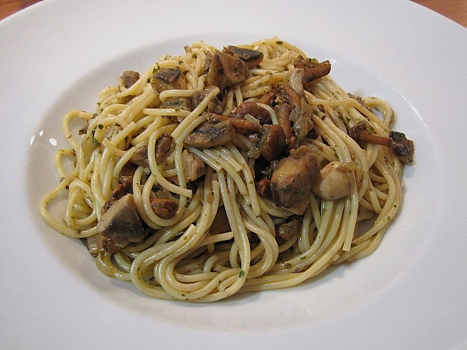 Spaghetti con Funghi von Schokomaus01 | Chefkoch