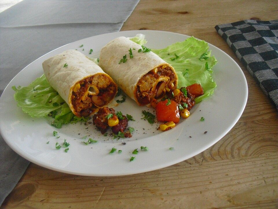 Albertos Wraps mit Chili con Carne von caralb| Chefkoch