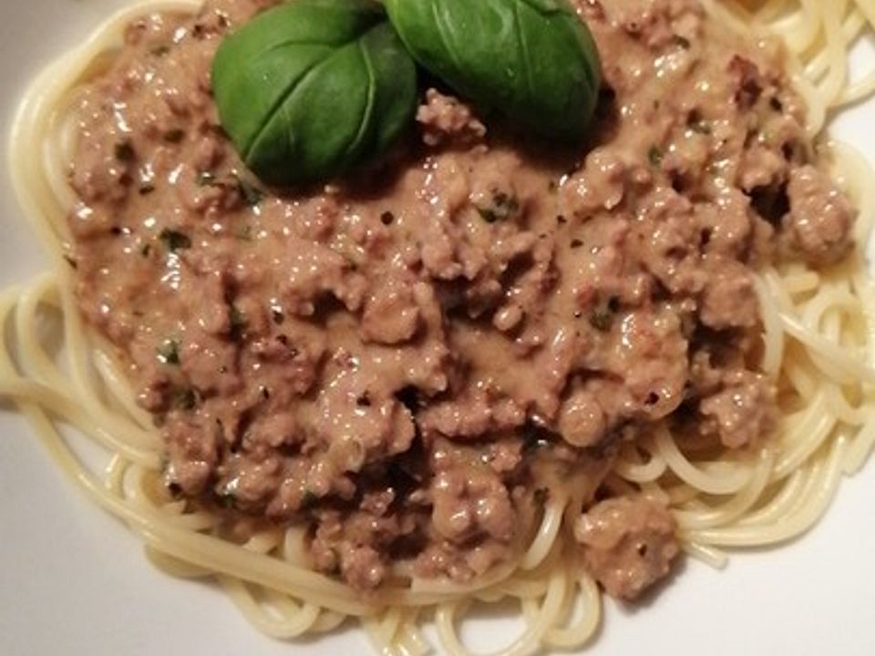 Gehacktes in Gorgonzola-Parmesan Sauce von Maja72| Chefkoch