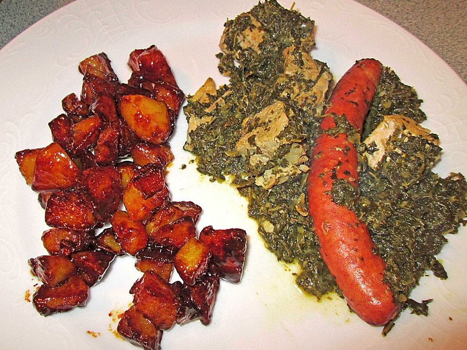 Braunkohl und Brägenwurst von Monika | Chefkoch
