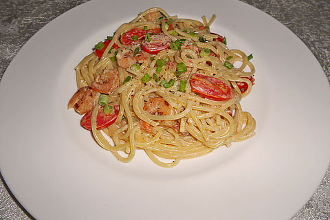 Spaghetti mit Scampi von Simanu