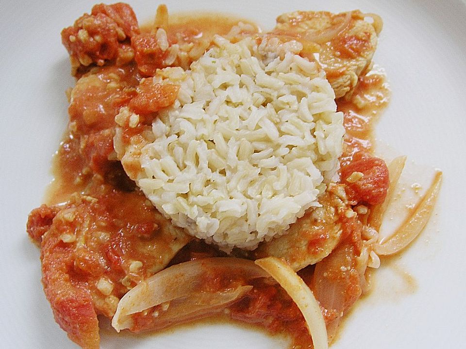 Putenfleisch in Tomatenmandelrahmsauce a la claudsch von xenia_22| Chefkoch