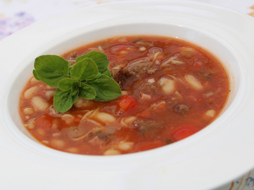 Gulaschsuppe mit Bohnen und Tomaten von Marcusr1| Chefkoch